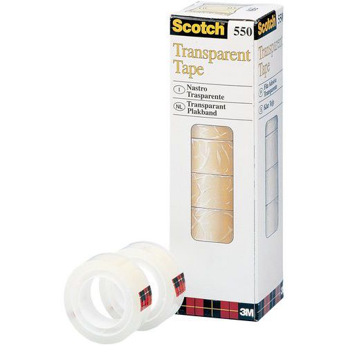 Teipit Scotch 550, läpinäkyvä teippi